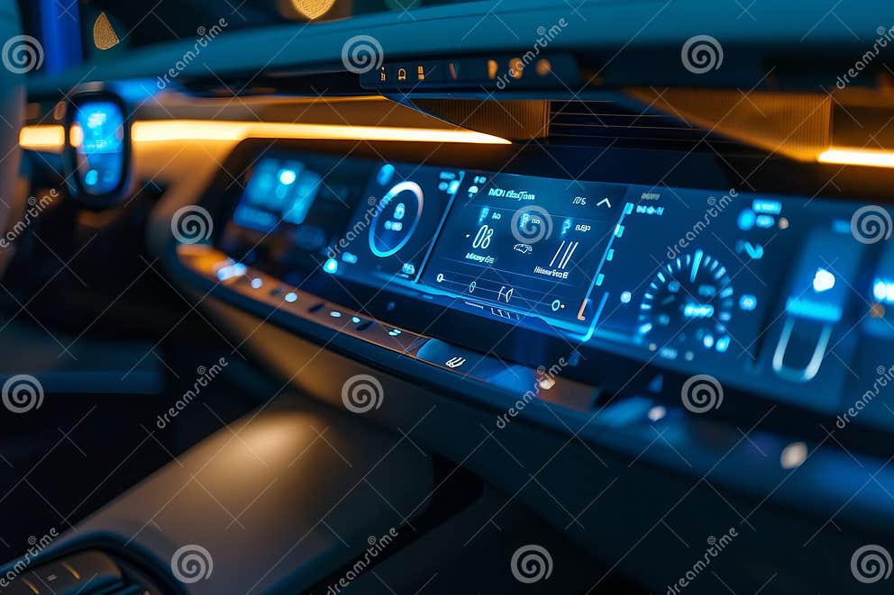 A Futuristic Cars Dashboard with Intuitive Controls and Advanced ...