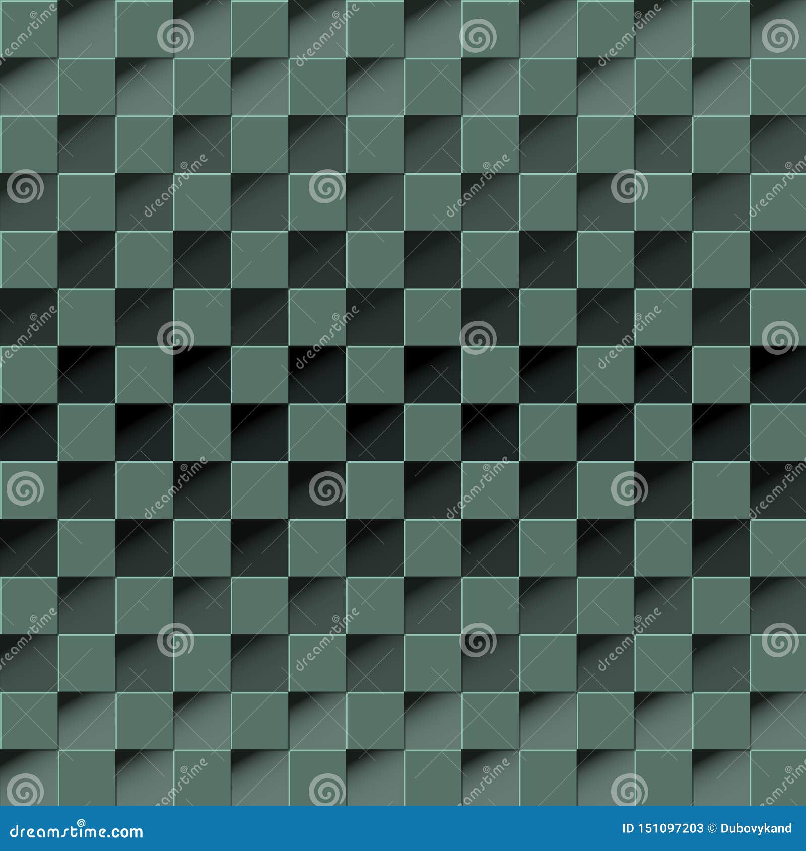 Repeating Chess Board Pattern in Olive Color Stock Vector ...