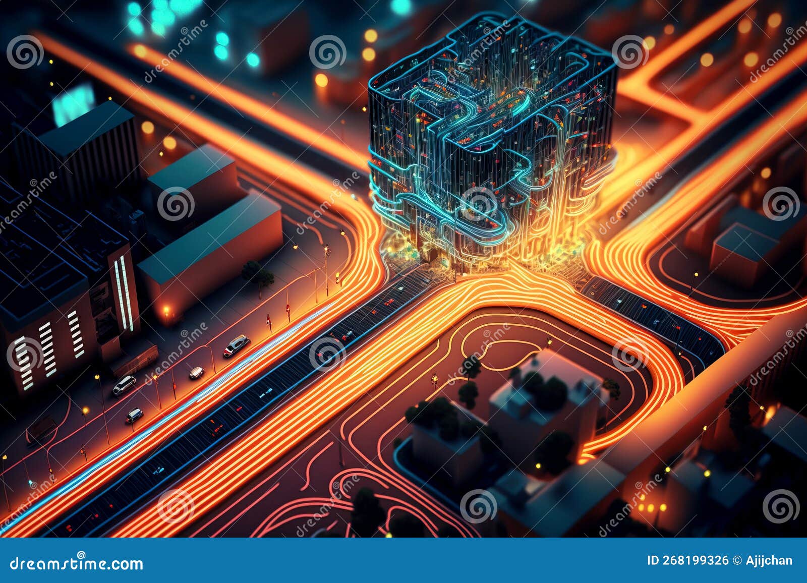 Futuristic Chipset with High Speed Computing Capability. Generative AI ...