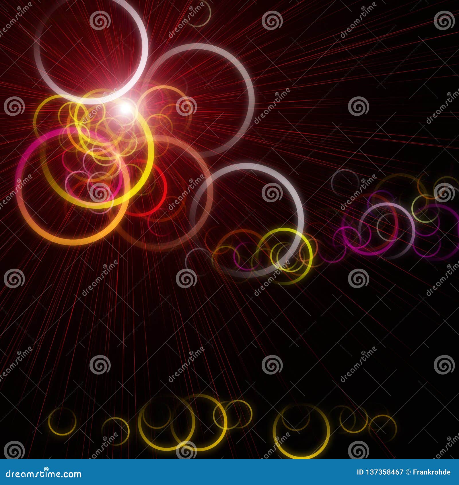 Futuristic Circle Background Design Stock Illustration - Illustration ...