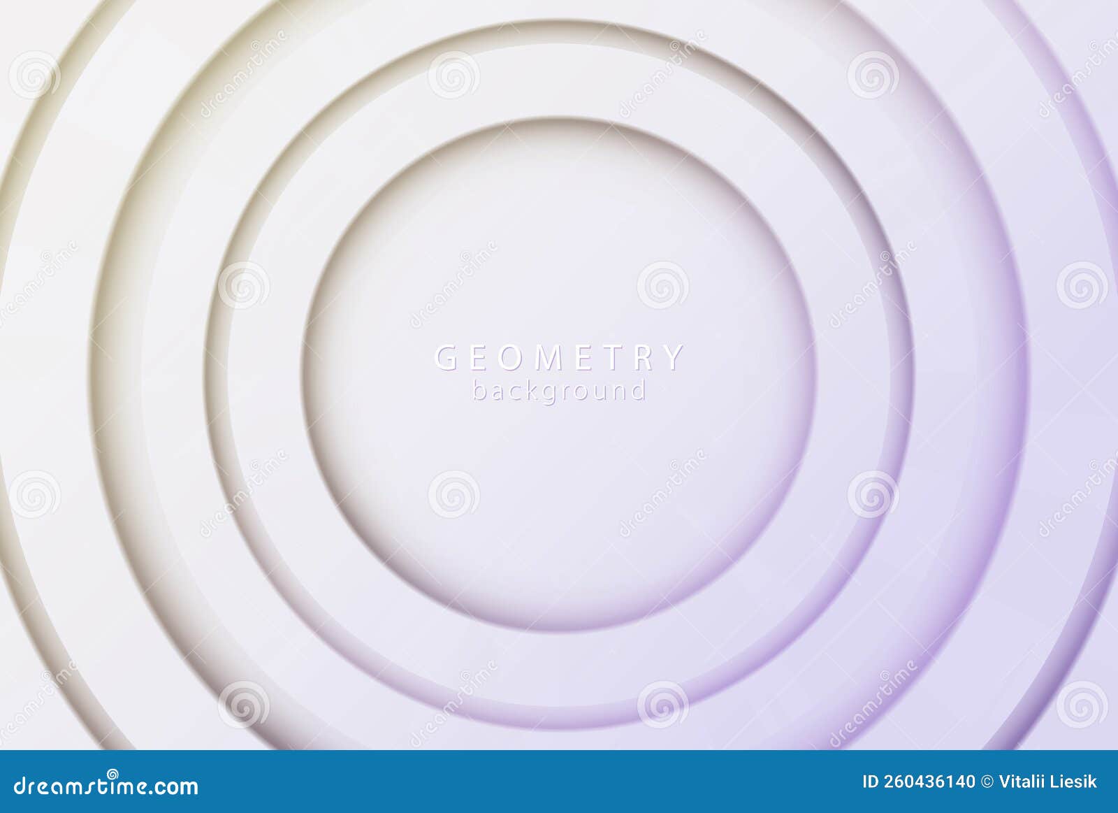 Futuristic Circle Background in Neomorphism Style. Geometric Round ...