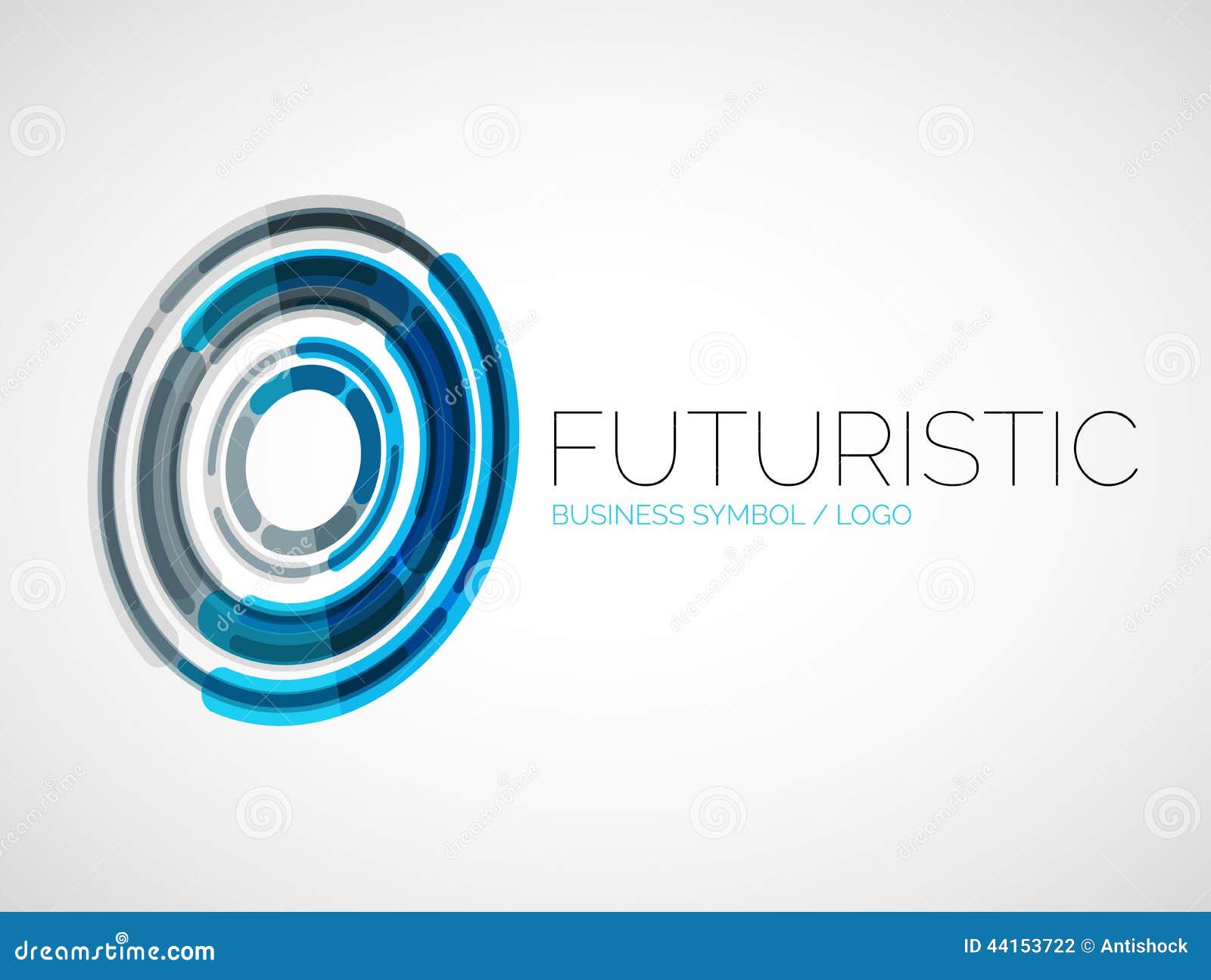 Futuristic Circle With A Ring Indicator Showing Progress From 0 Until ...