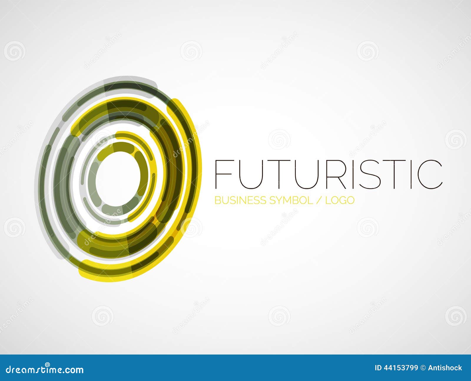Futuristic Circle Business Logo Design Stock Vector - Illustration of ...