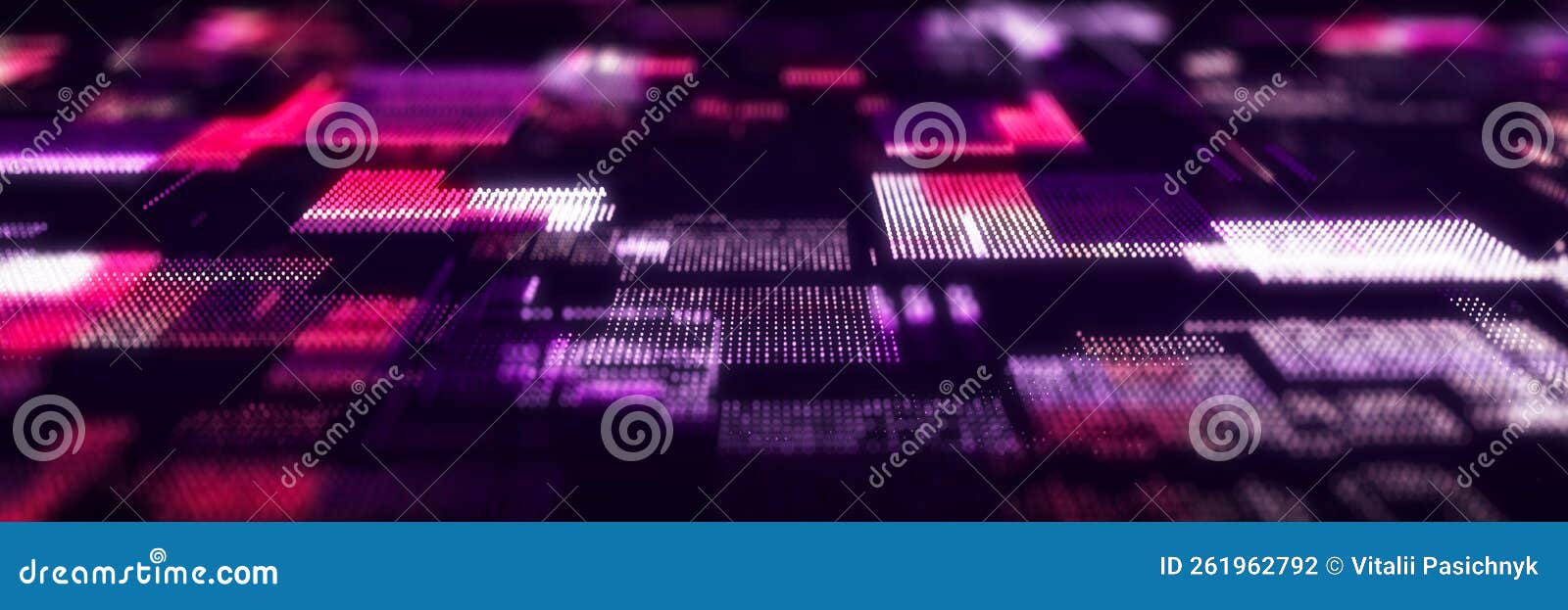 Futuristic Circuit Board Concept. Progressive it Technologies. Digital ...