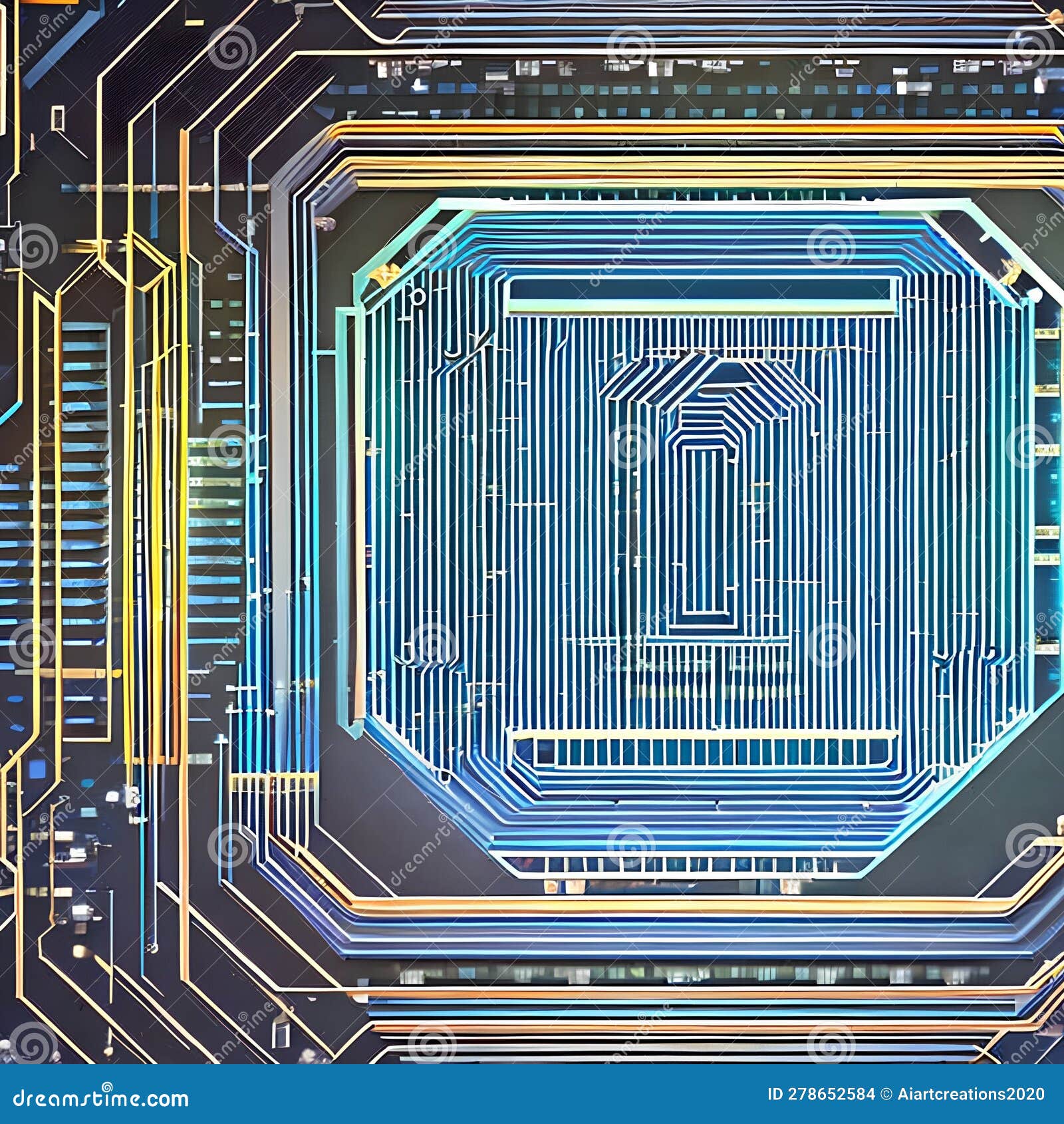 659 Futuristic Circuit Board: A Futuristic And Sci-fi-inspired ...