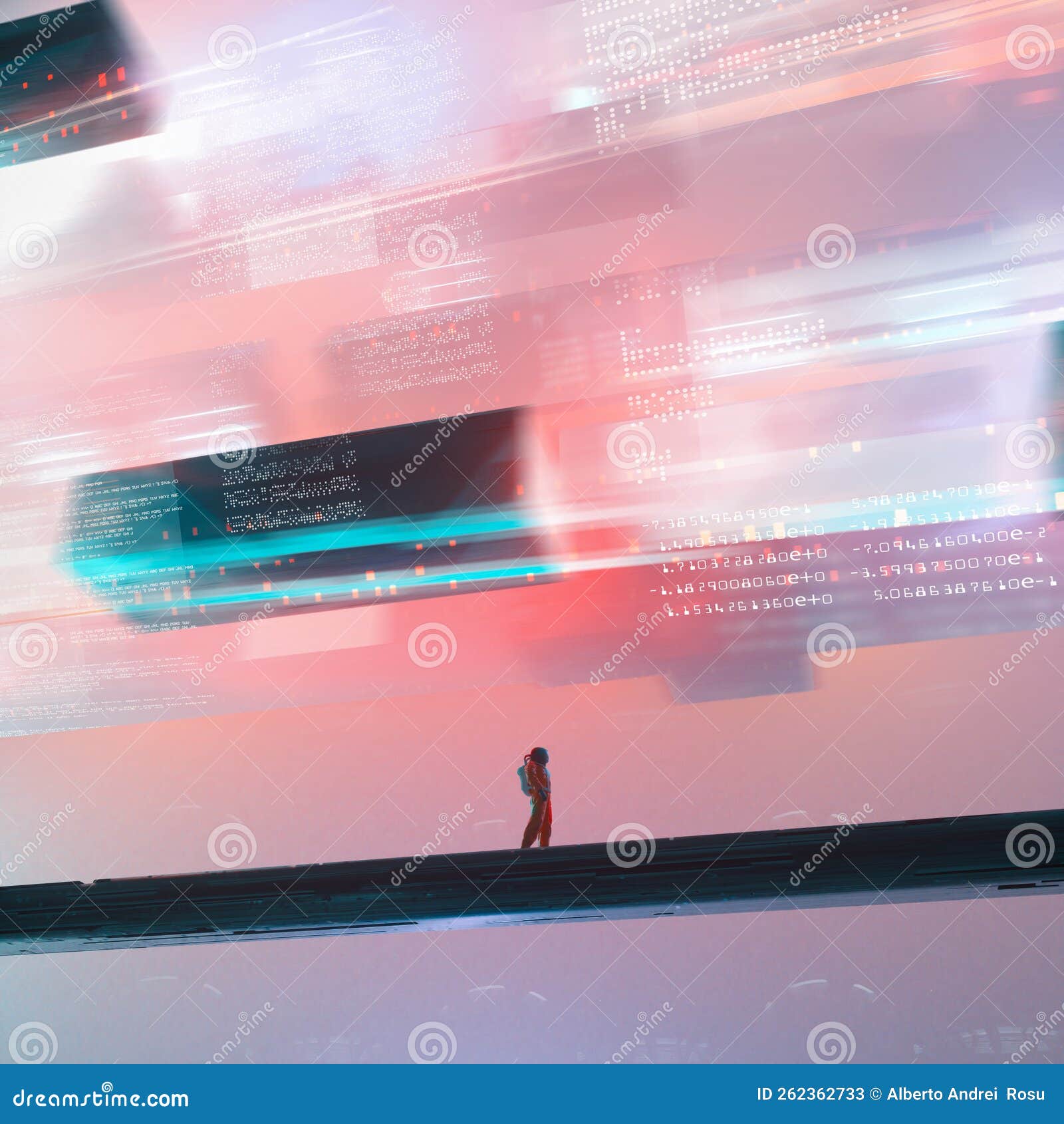 Futuristic Dystopian World City Concept Royalty-Free Stock Photography ...