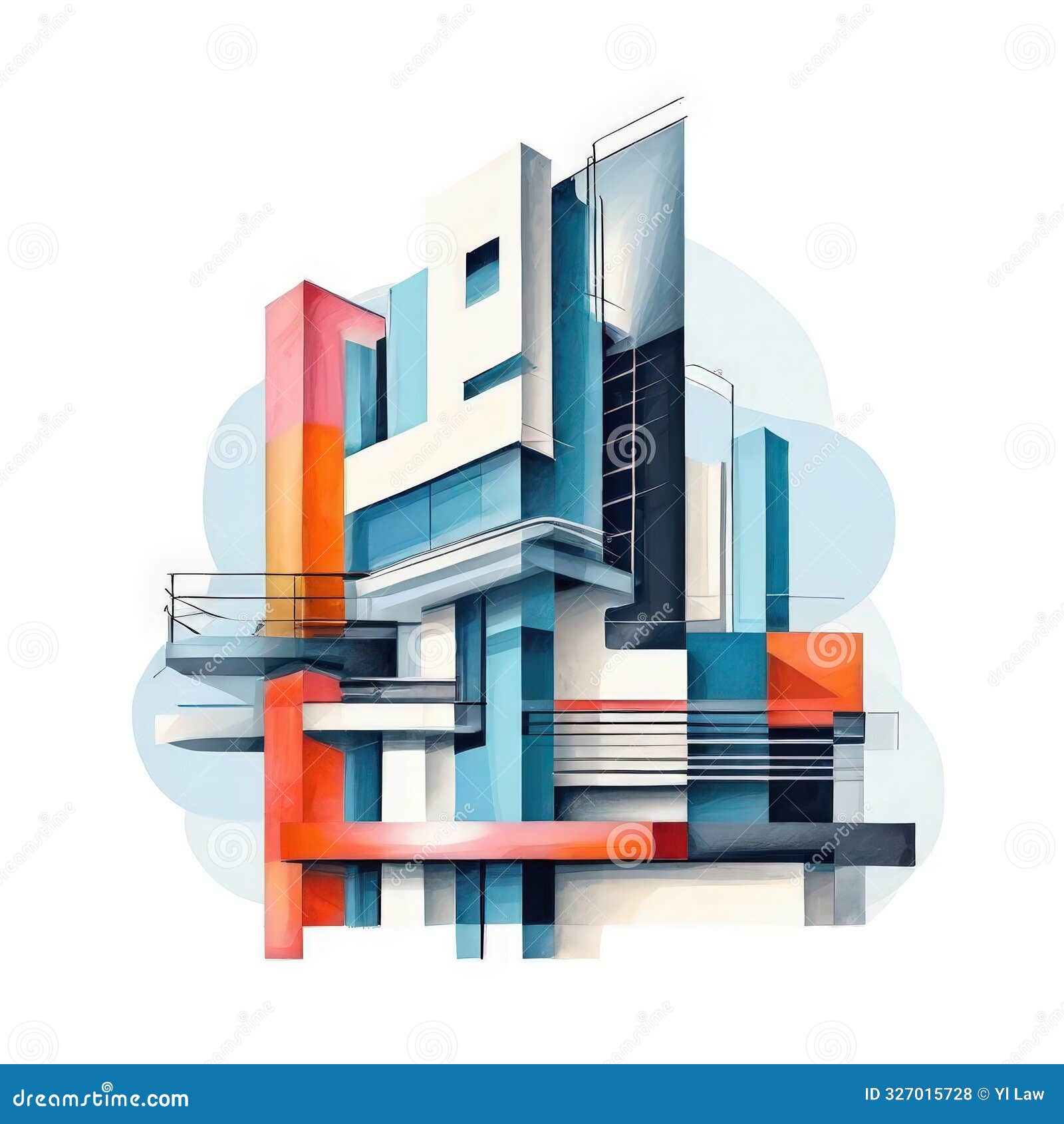 Futuristic City Mall. Architectural High Rise Editorial Stock Photo ...