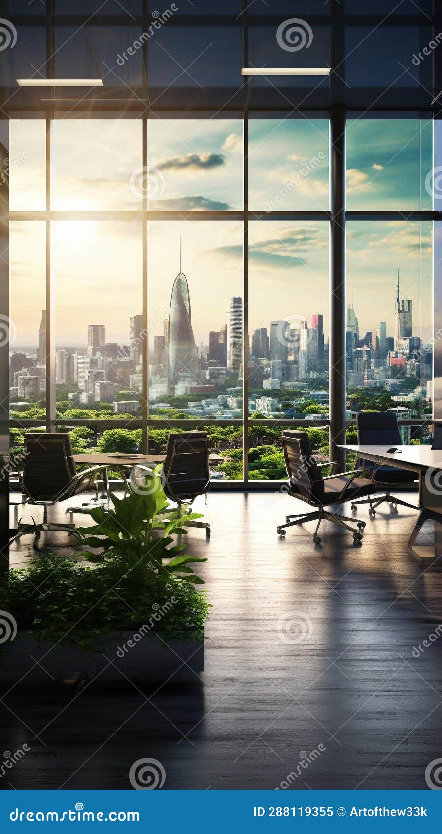 Futuristic Cityscape: Dynamic Abstract Visualization of a Competitive ...