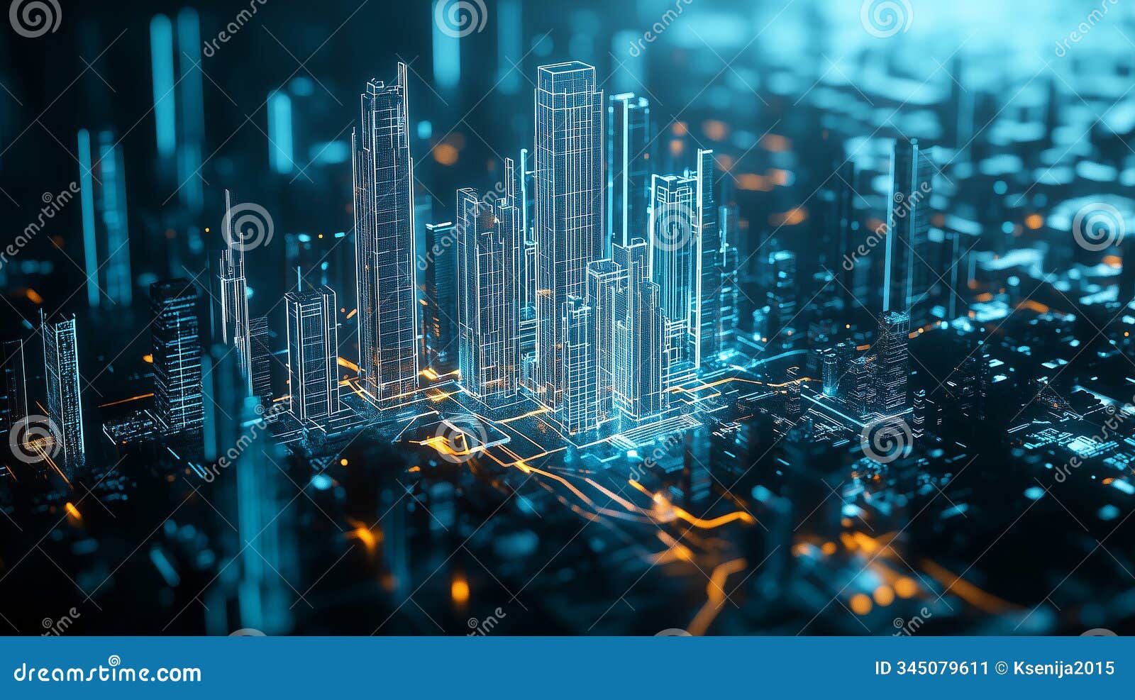 Cyberpunk-inspired Makeup Palette With Glowing Pigments Royalty-Free ...