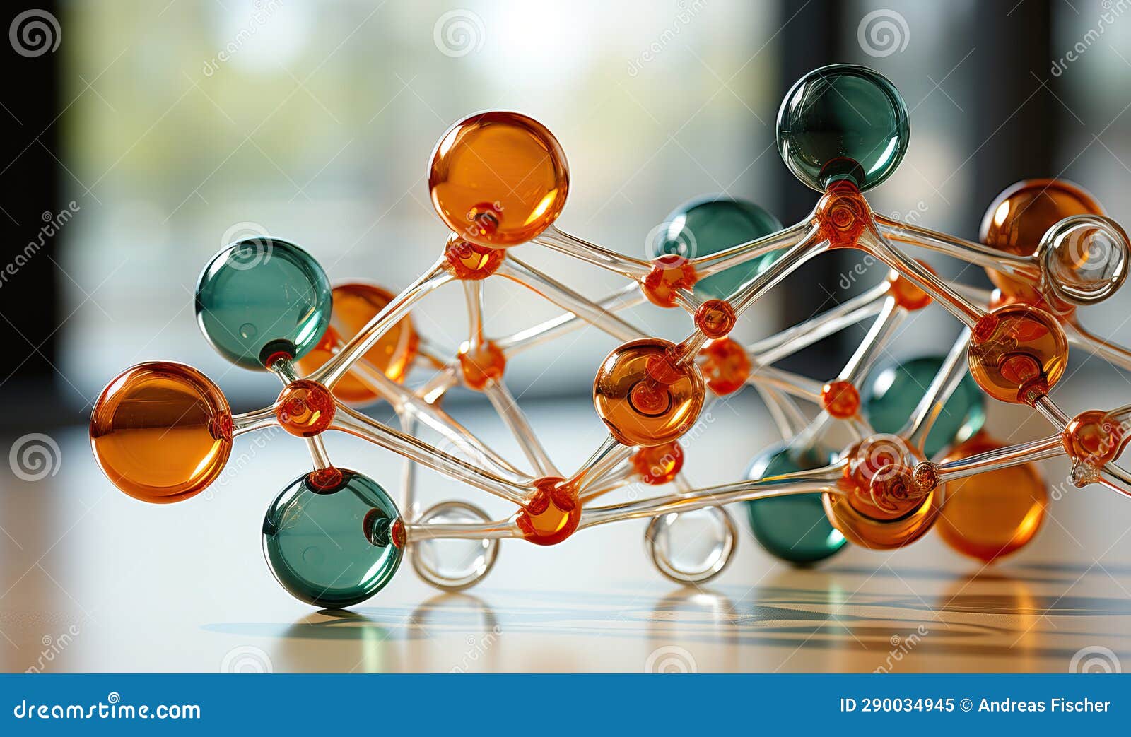 Futuristic Colored Background with Transparent Abstract Model. Stock ...