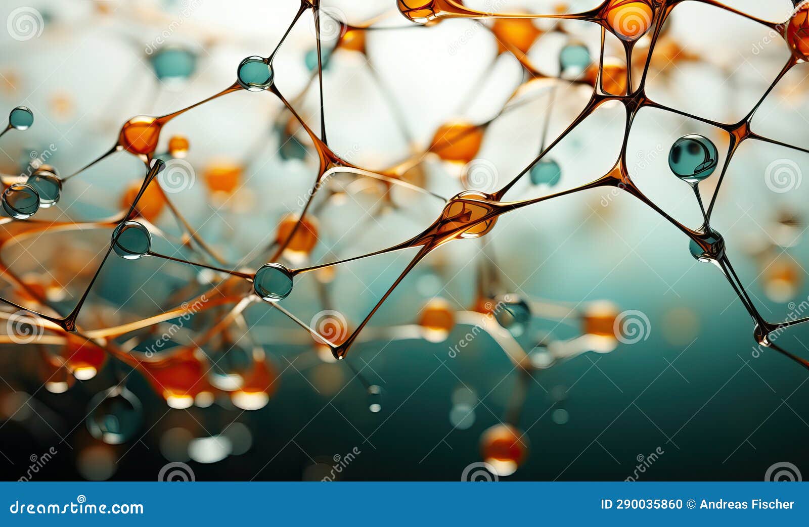 Futuristic Colored Background with Transparent Abstract Model. Stock ...