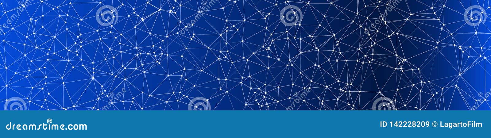 Futuristic Communication Connections, Vector Lines Connected Stock ...