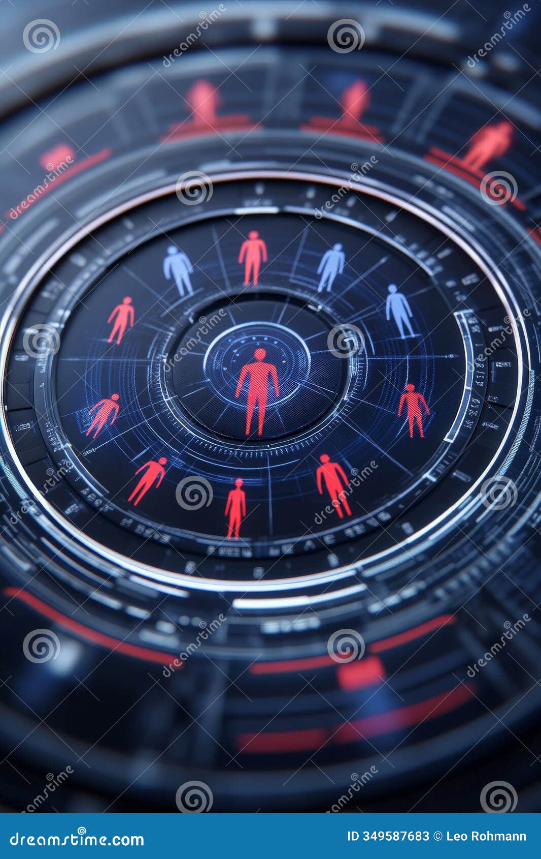 Futuristic Compass with Glowing Digital Design Elements Symbolizing ...