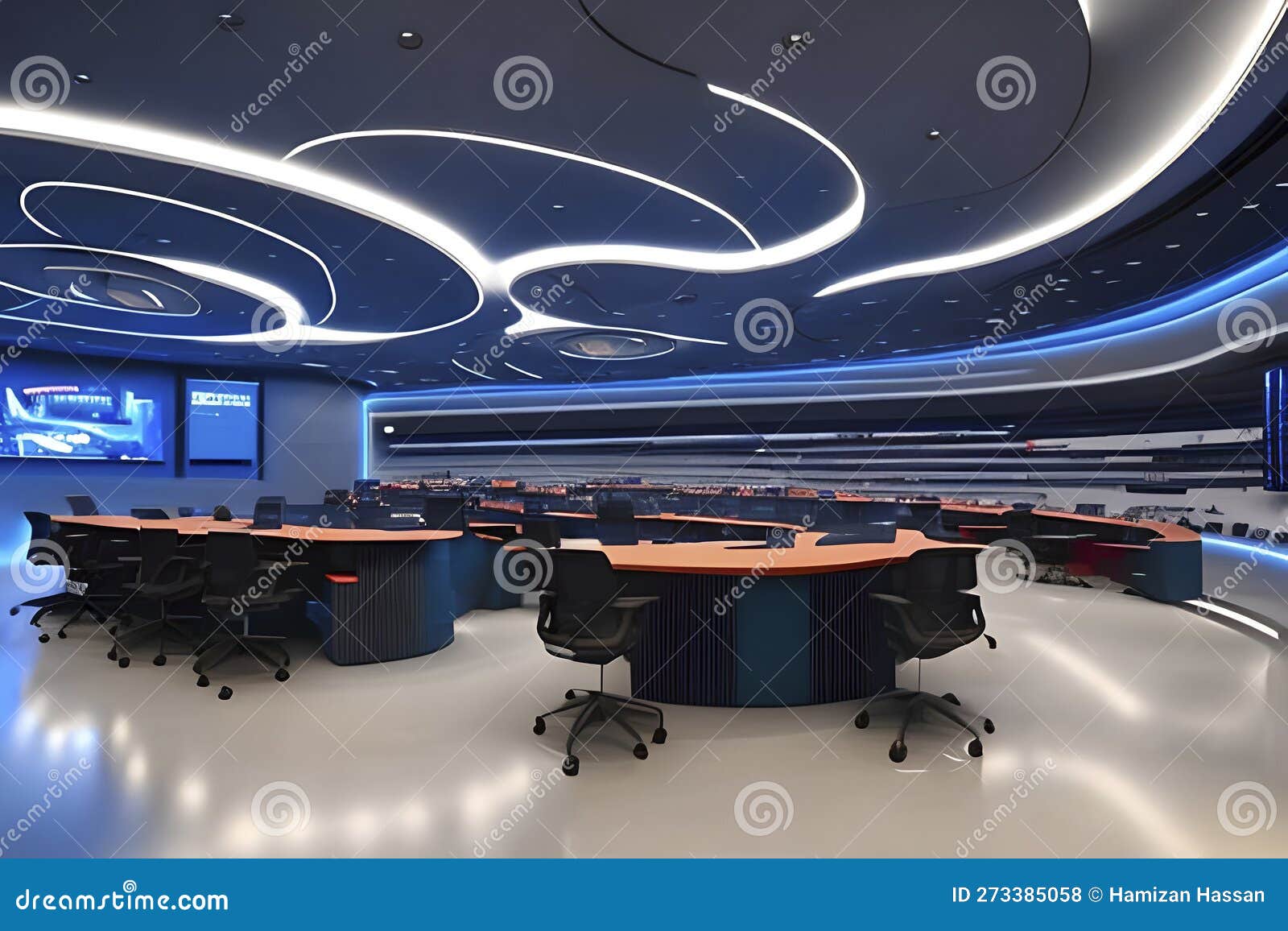 Futuristic Concept for Conference Room Stock Photo - Image of lecturer ...