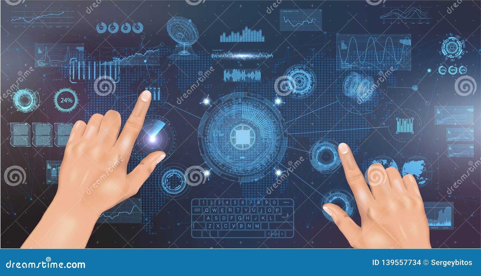 Futuristic Concept HUD, GUI Style Stock Vector - Illustration of ... Futuristic Concept HUD, GUI Style Stock Vector - Illustration of ...