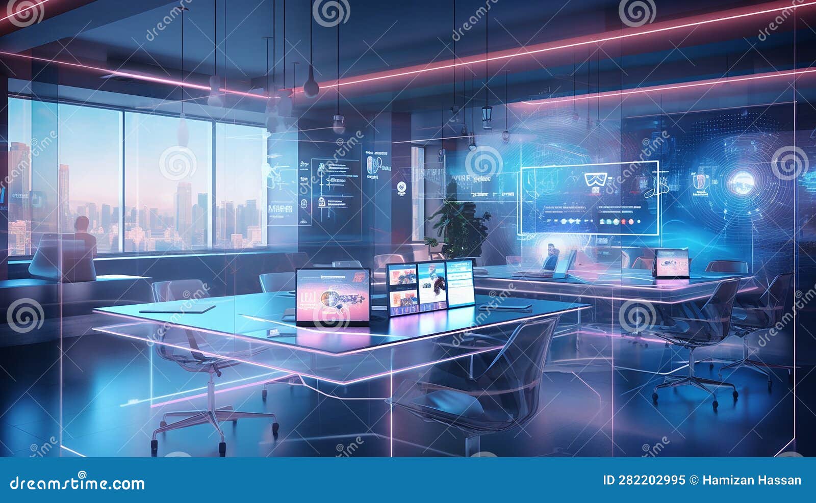 Futuristic Concept of the Meeting Room: Cutting-edge Interactive ...