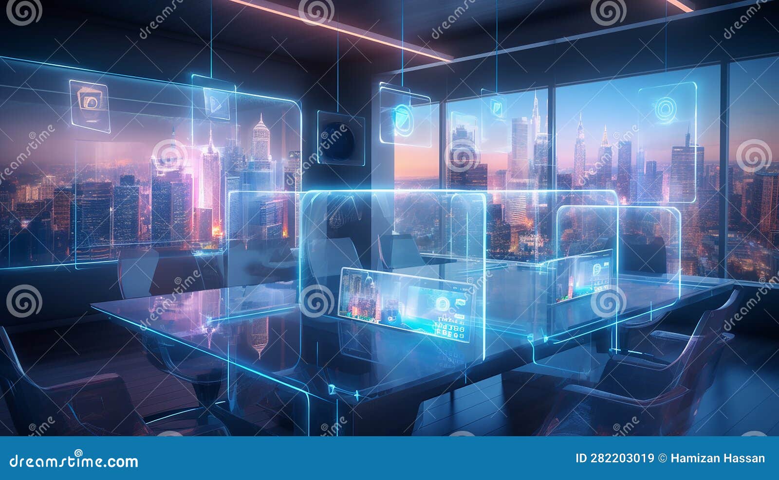 Futuristic Concept of the Meeting Room: Cutting-edge Interactive ...