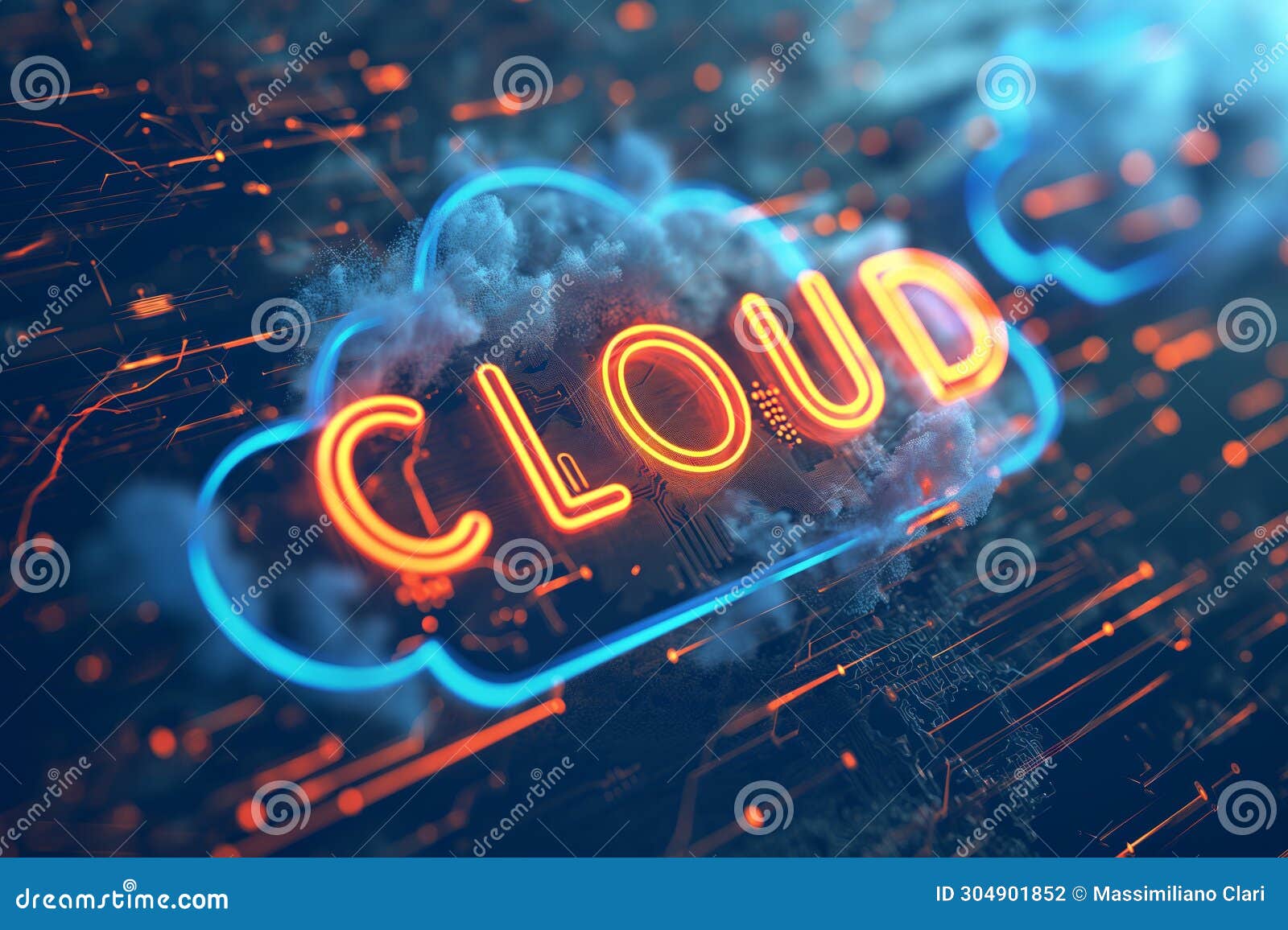 A Futuristic and Conceptual Image Representing Smart Integration. Stock ...