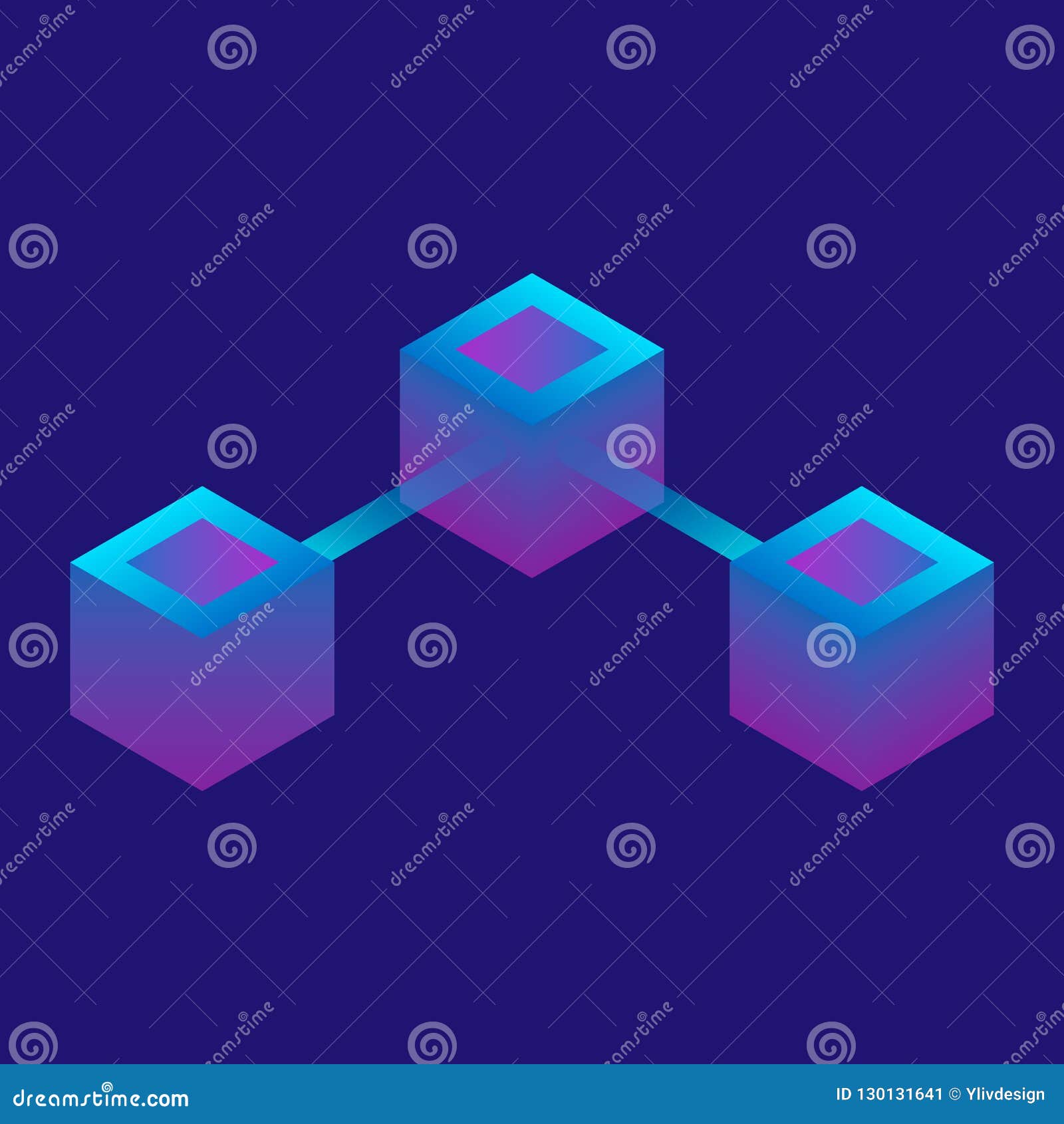 Futuristic Connection Icon, Isometric Style Stock Vector - Illustration ...
