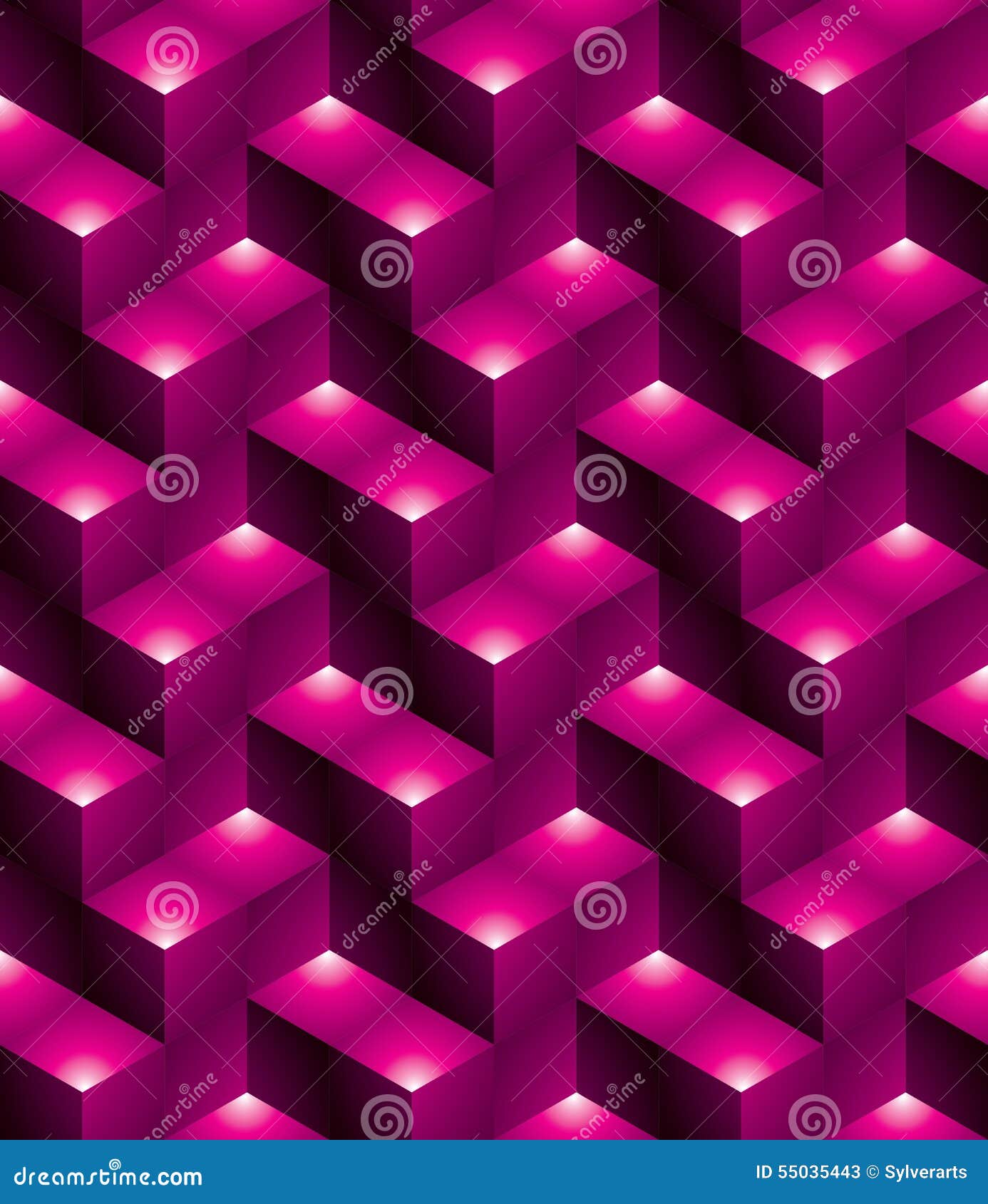 Futuristic Continuous Multicolored Pattern, Illusive Motif Abstract ...