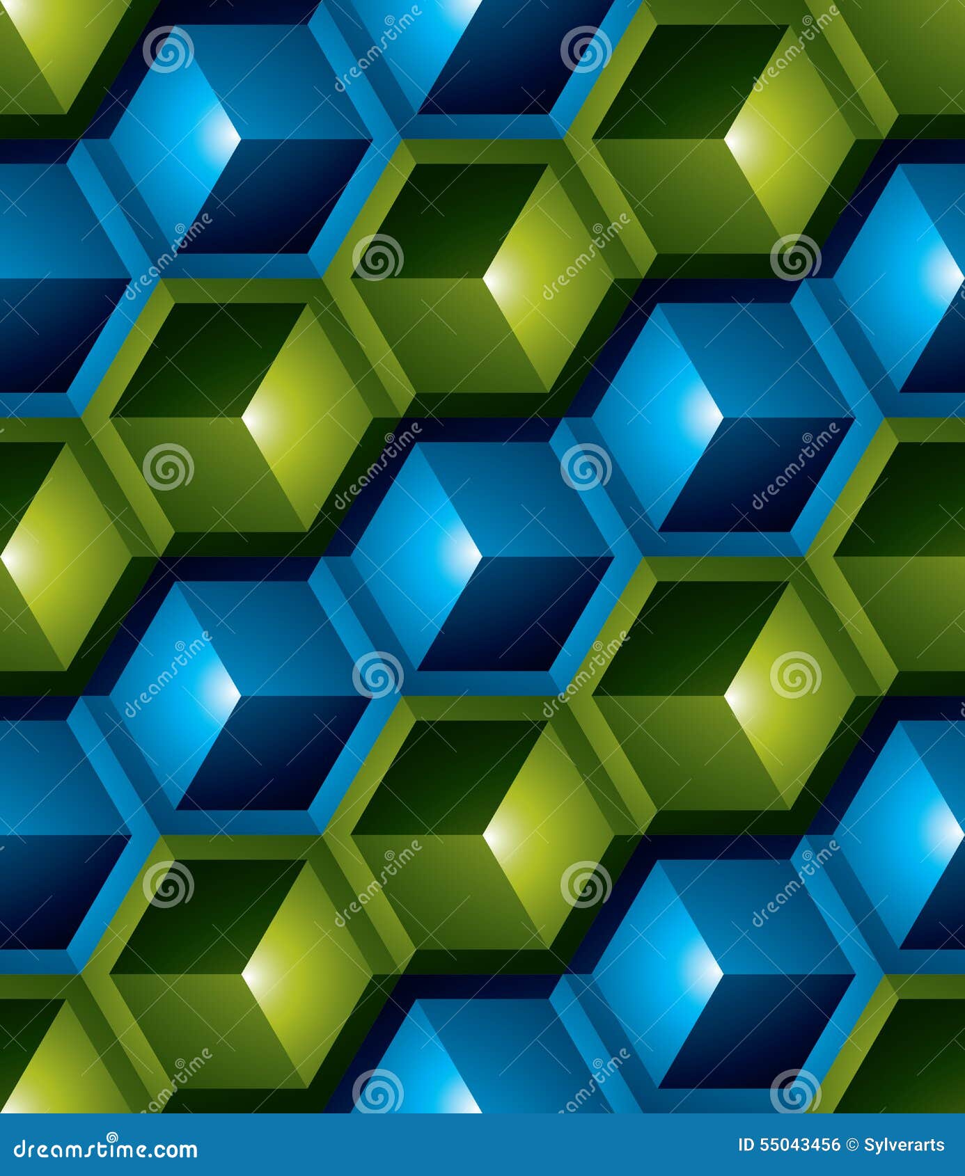 Futuristic Continuous Multicolored Pattern, Illusive Motif Abstract ...