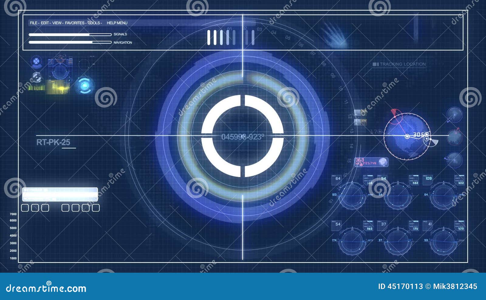 Futuristic Control Panel and Scifi Controls Stock Video - Video of ...