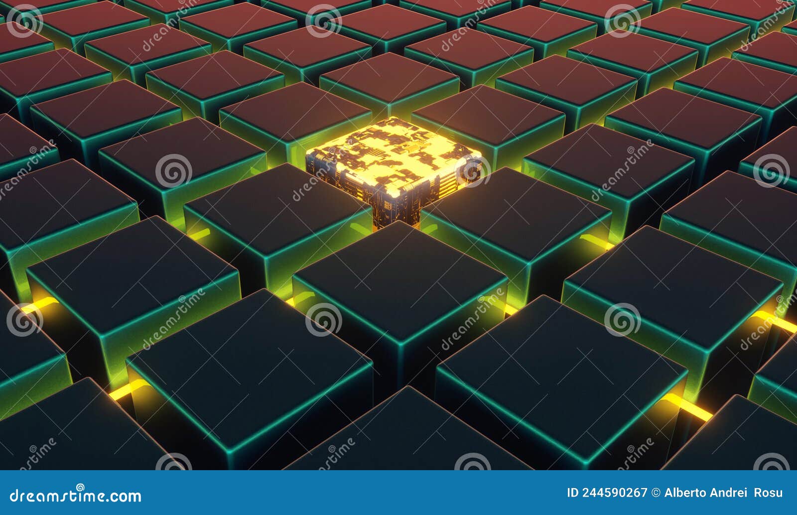 Futuristic core background stock illustration. Illustration of light ...