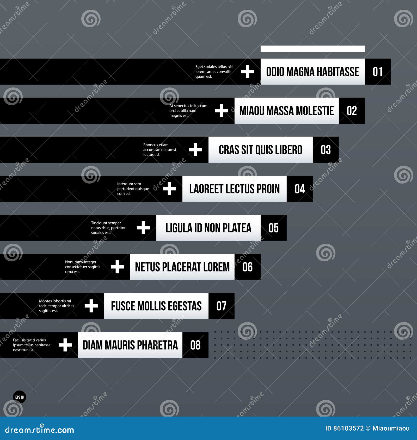 Futuristic Corporate Chart Template on Gray Background Stock Vector ...