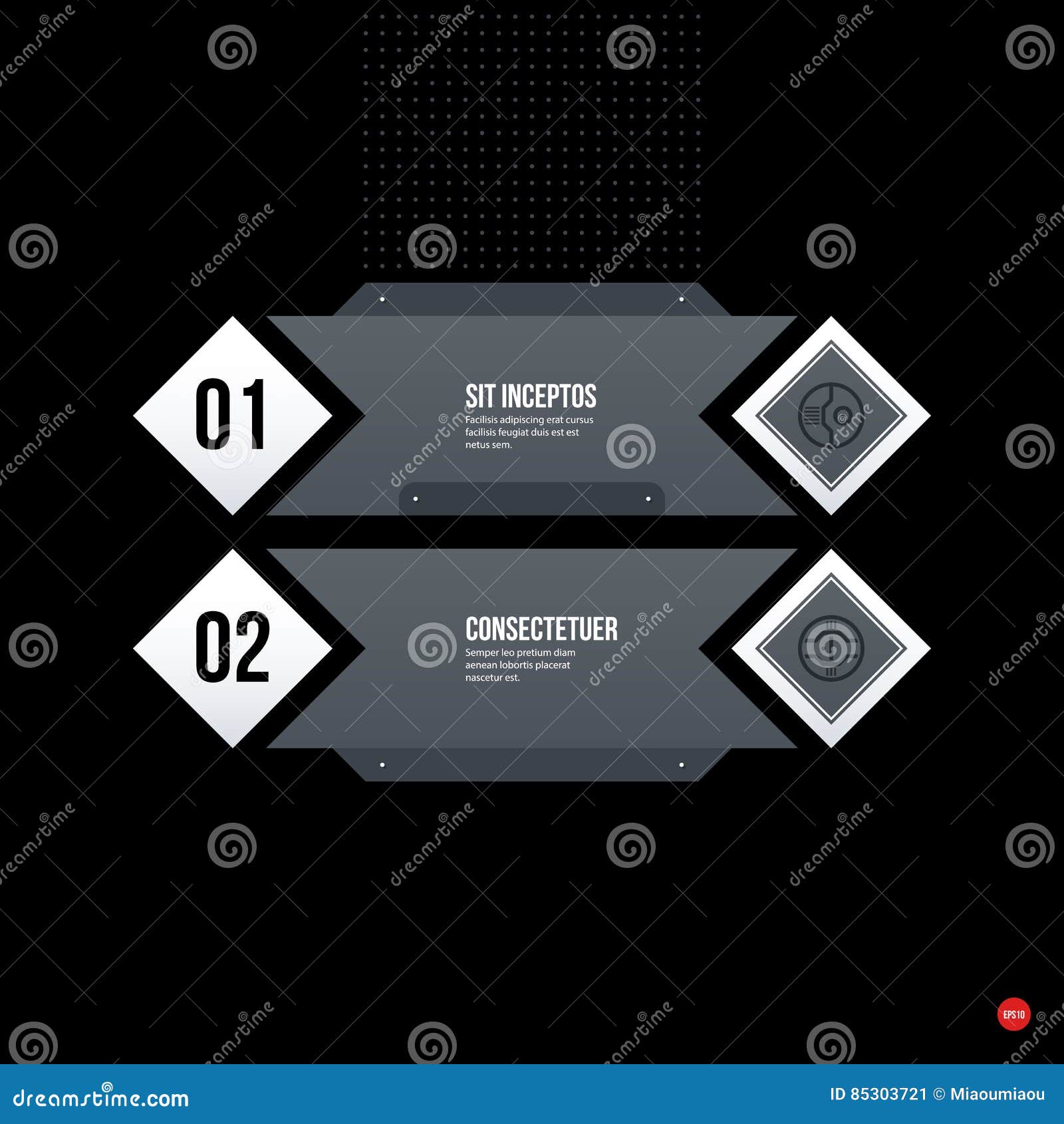 Futuristic Corporate Web Template Stock Vector - Illustration of ...