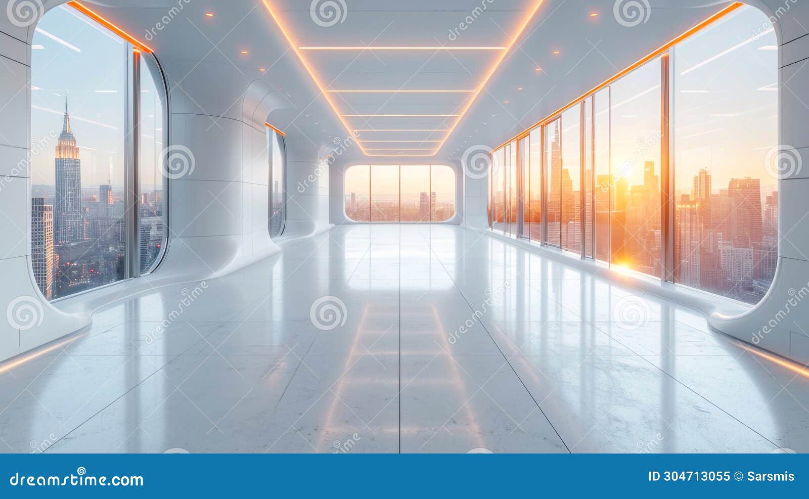 Futuristic Corridor Stock Photography | CartoonDealer.com #5467760