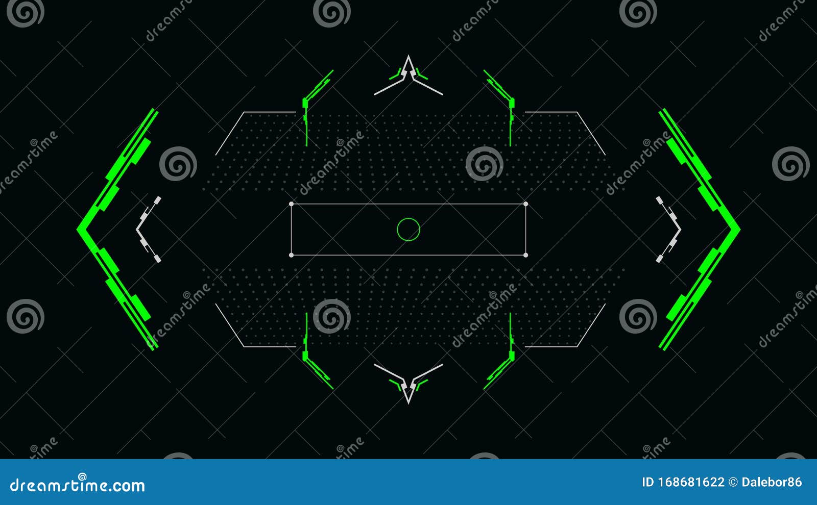 Futuristic Crosshair for the Hud Interface Stock Vector - Illustration ... Futuristic Crosshair for the Hud Interface Stock Vector - Illustration ...