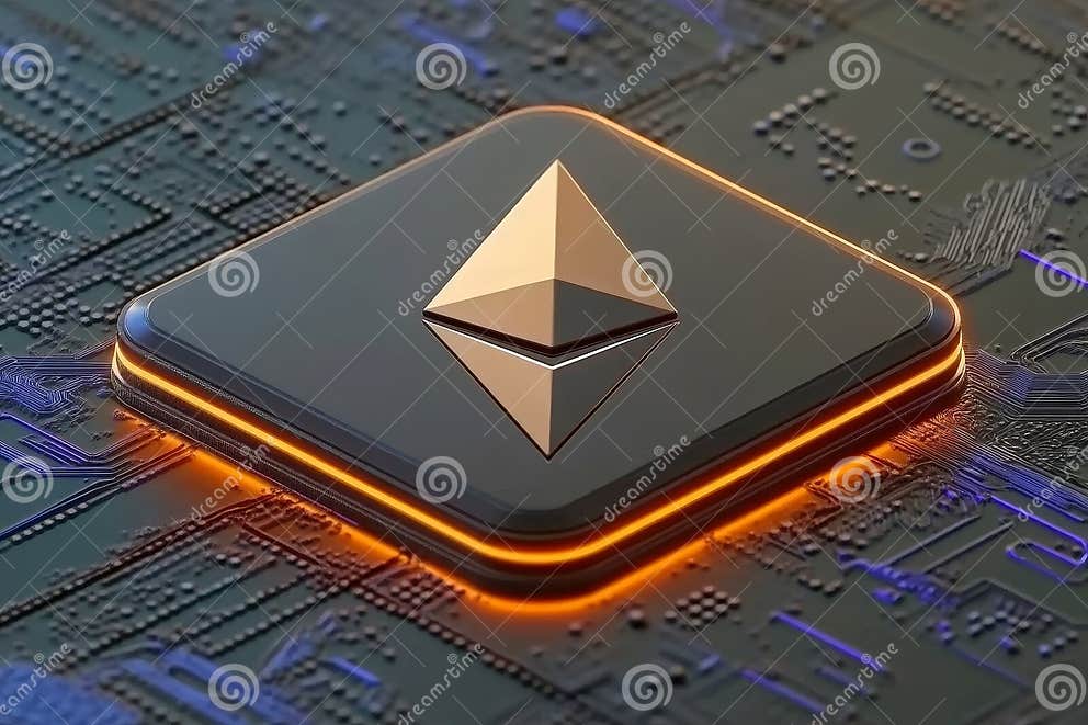 Futuristic Crypto Circuit Design Stock Image - Image of circuit, modern: 344984341