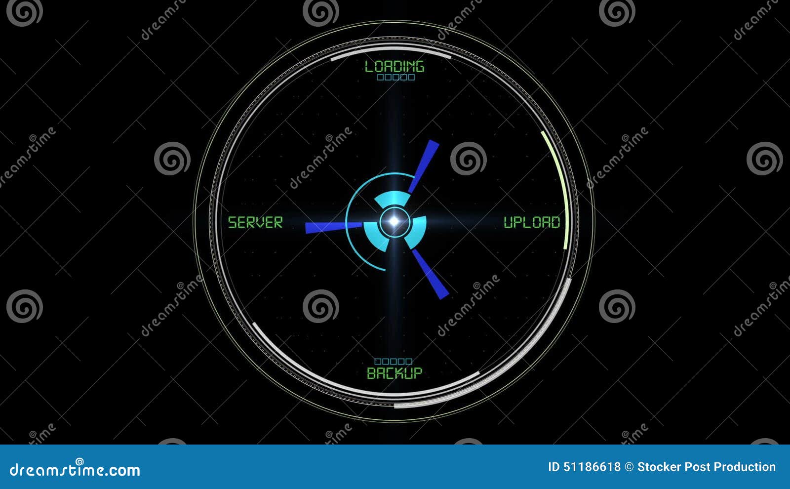 Futuristic Cursor HUD Interface Stock Footage - Video of music ...