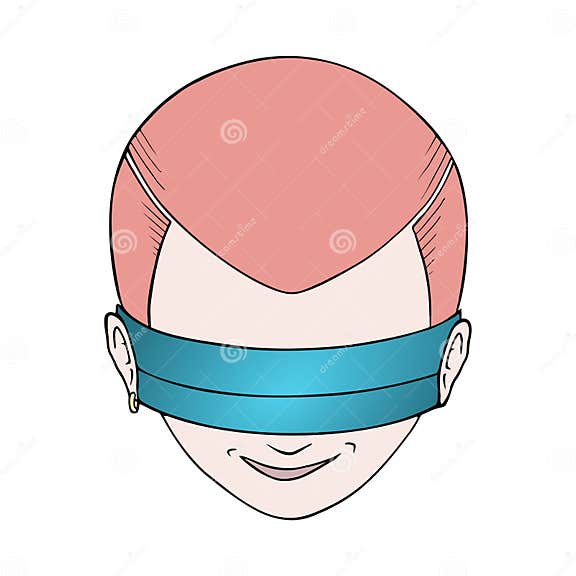 Futuristic cyber man draw stock vector. Illustration of head - 327580856