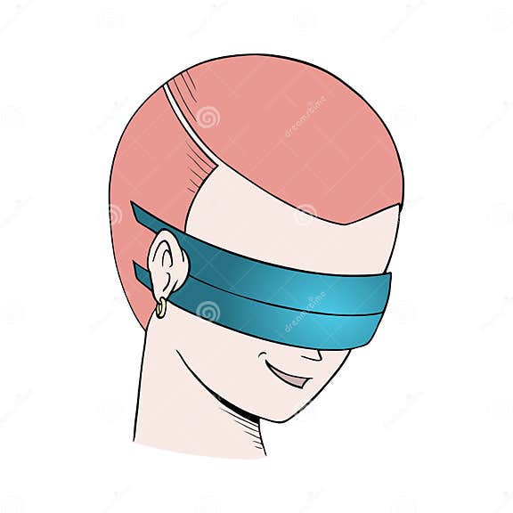 Futuristic cyber man draw stock vector. Illustration of portrait ...