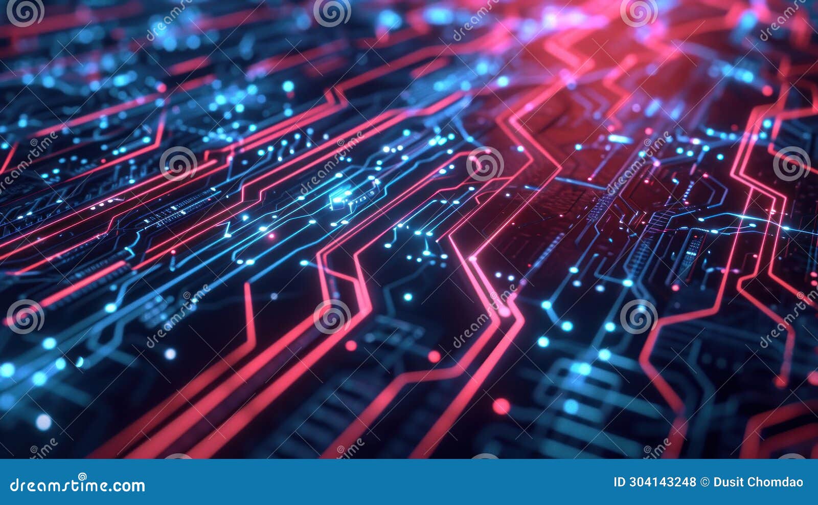 Futuristic Cybernetic Patterns. Generative AI Stock Photo - Image of ...