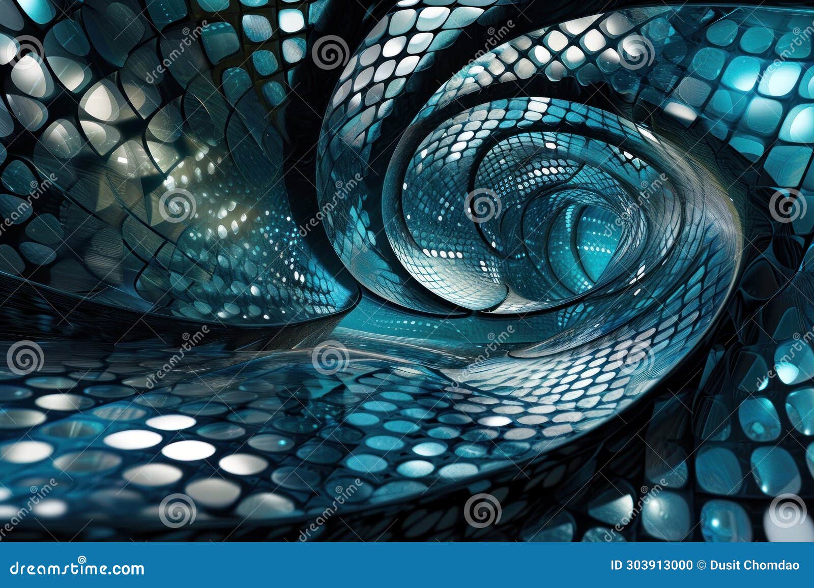 Futuristic Cybernetic Patterns. Generative AI Stock Photo - Image of ...