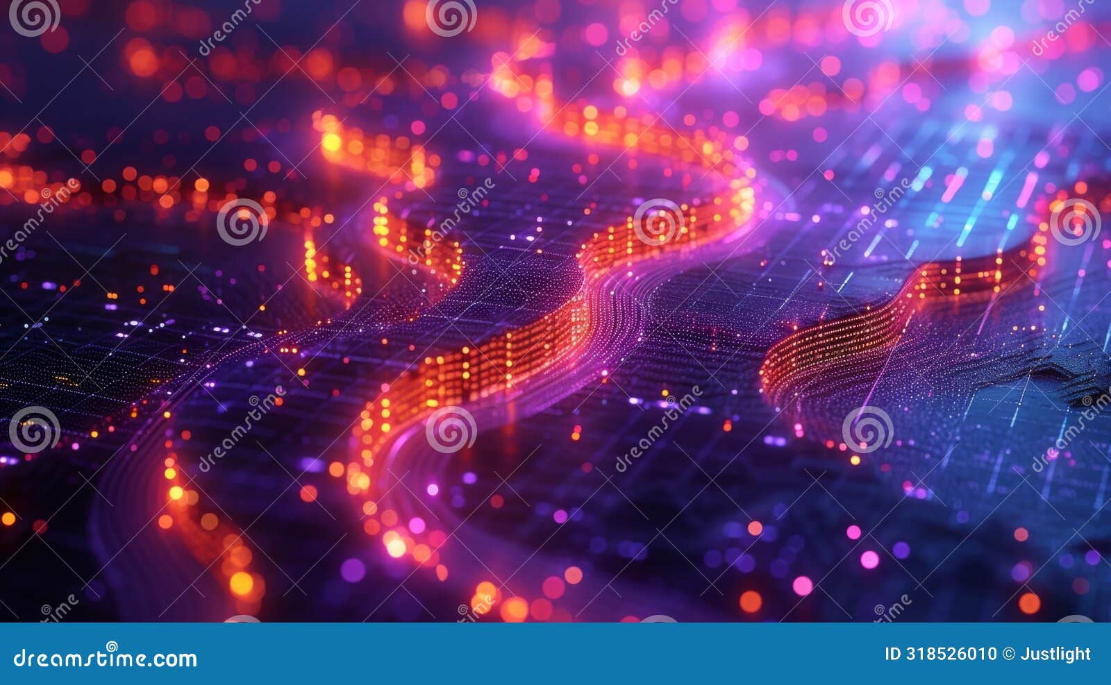 A Futuristic 3D Flowchart Showing The Potential Growth Of A Companys ... A Futuristic 3D Flowchart Showing The Potential Growth Of A Companys ...