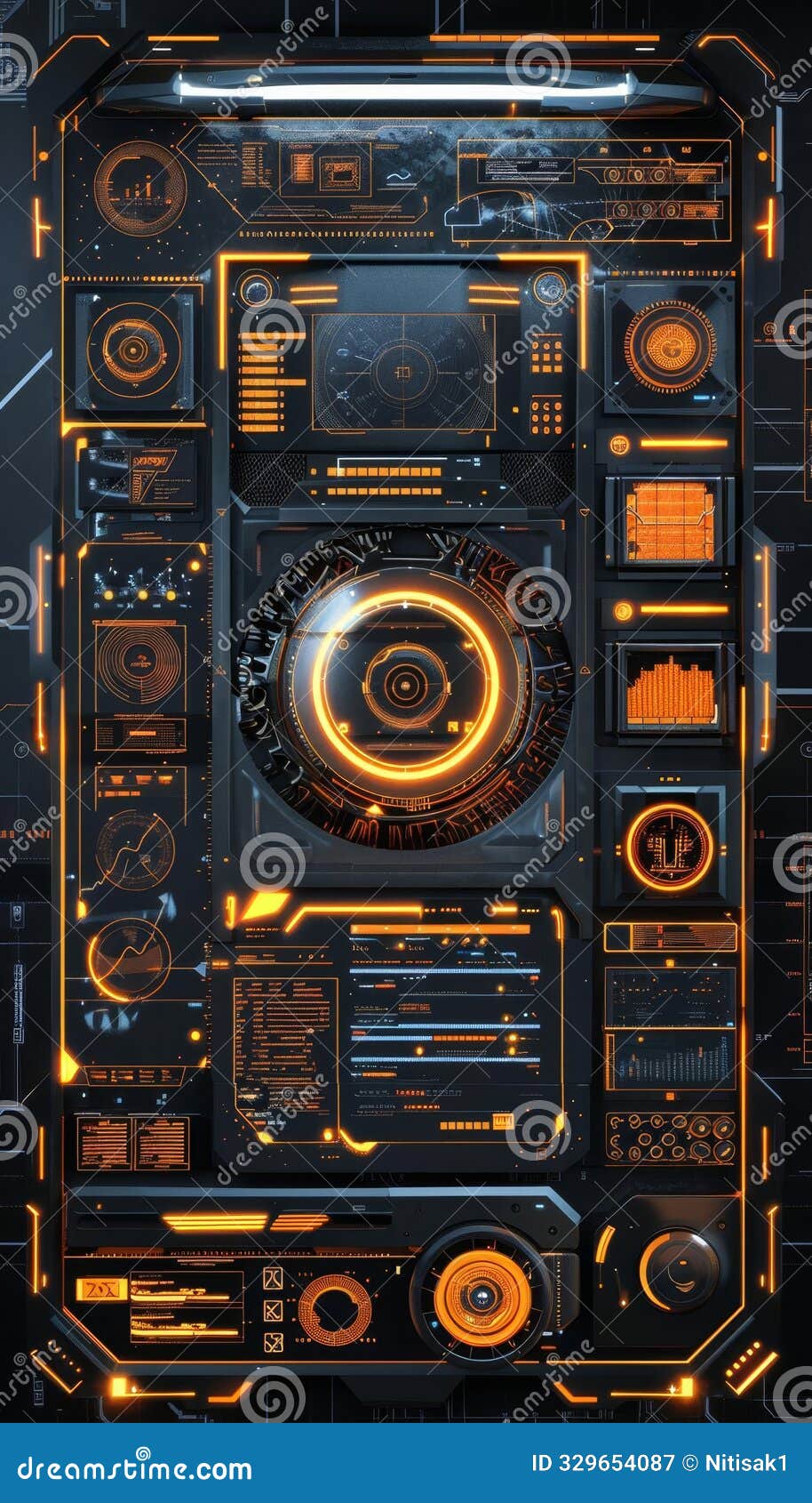 67 Futuristic 3D Hologram Interface with Virtual Augmented Reality ...