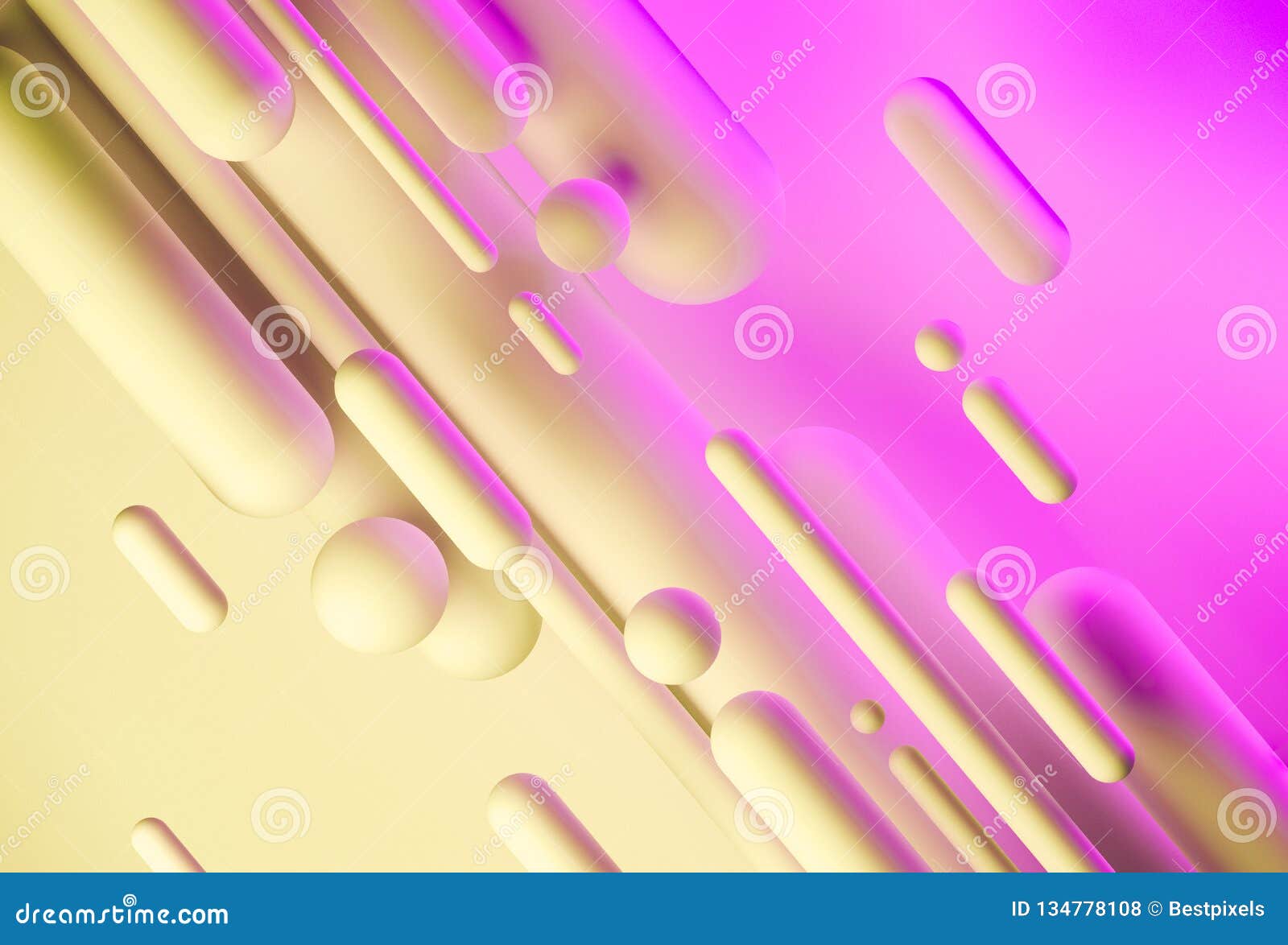 Abstract Modern Dynamic Background. Futuristic 3d Illustration. Stock ...