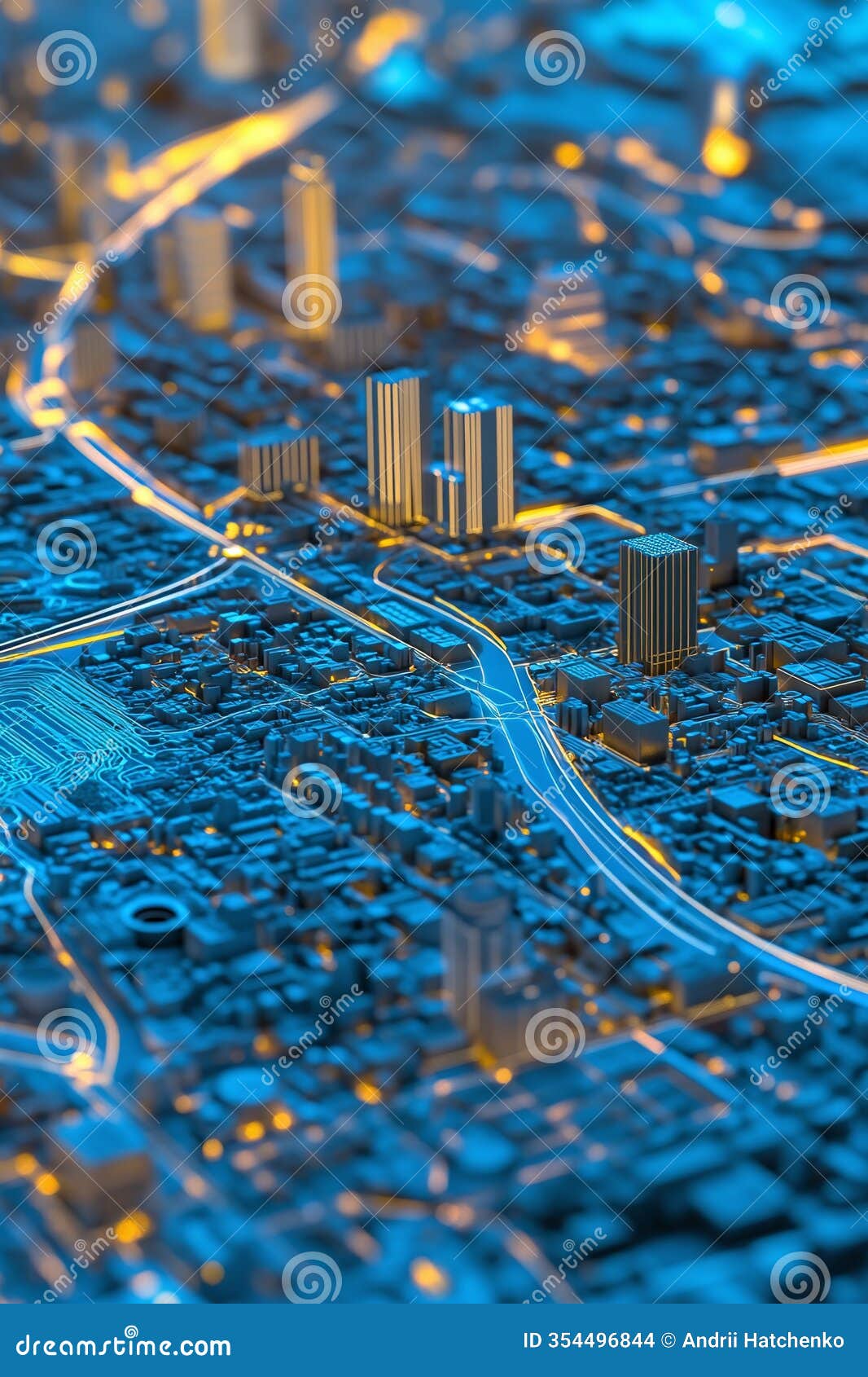 A Futuristic 3D Map of Industrial Parks with Spatial GIS Network Links ...