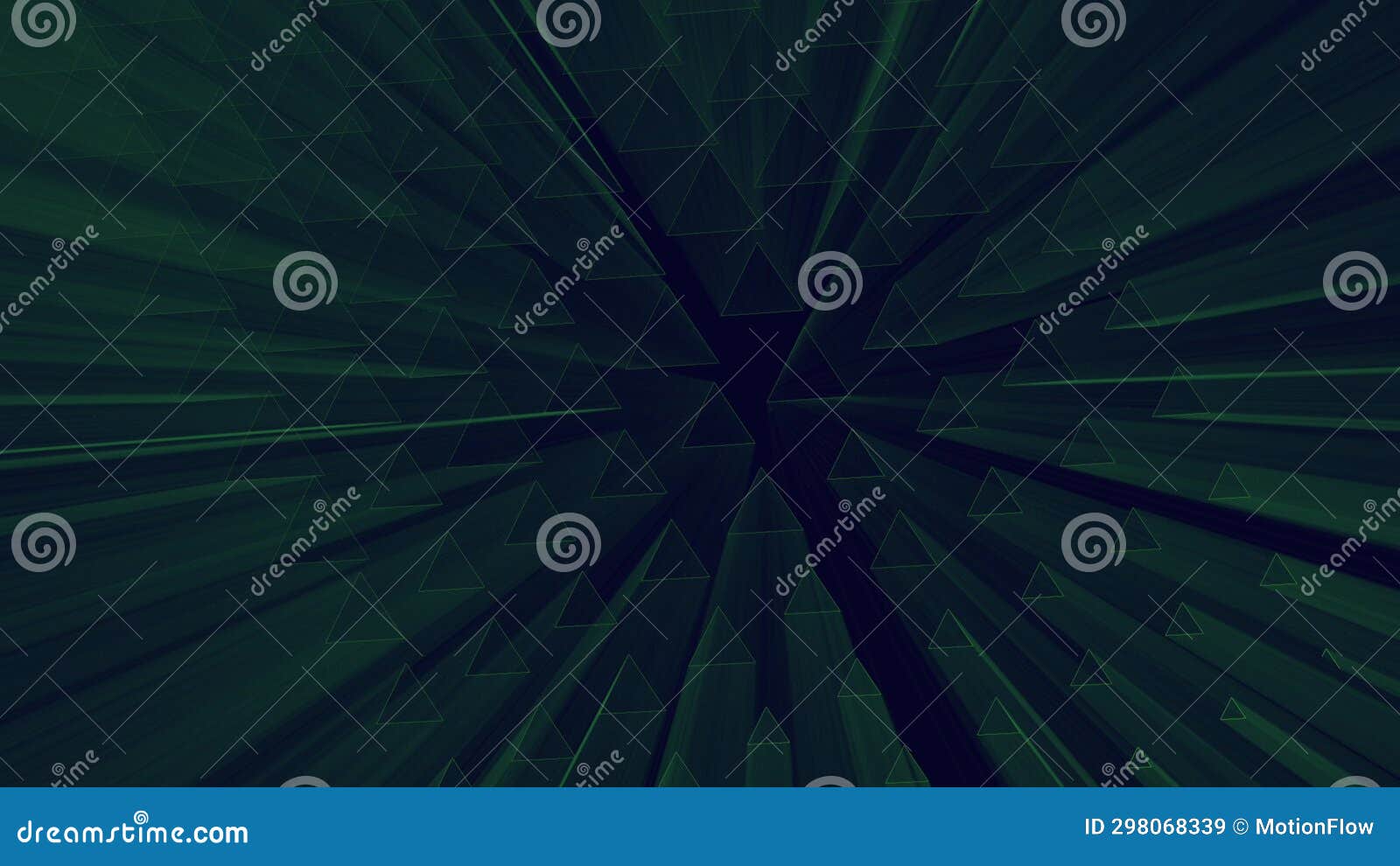 Futuristic Dark Green Triangle Pattern - Abstract Diagonal Arrangement ...