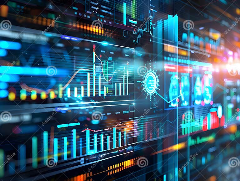 Futuristic Data Analytics Concept with Sorting Categorizing and ...