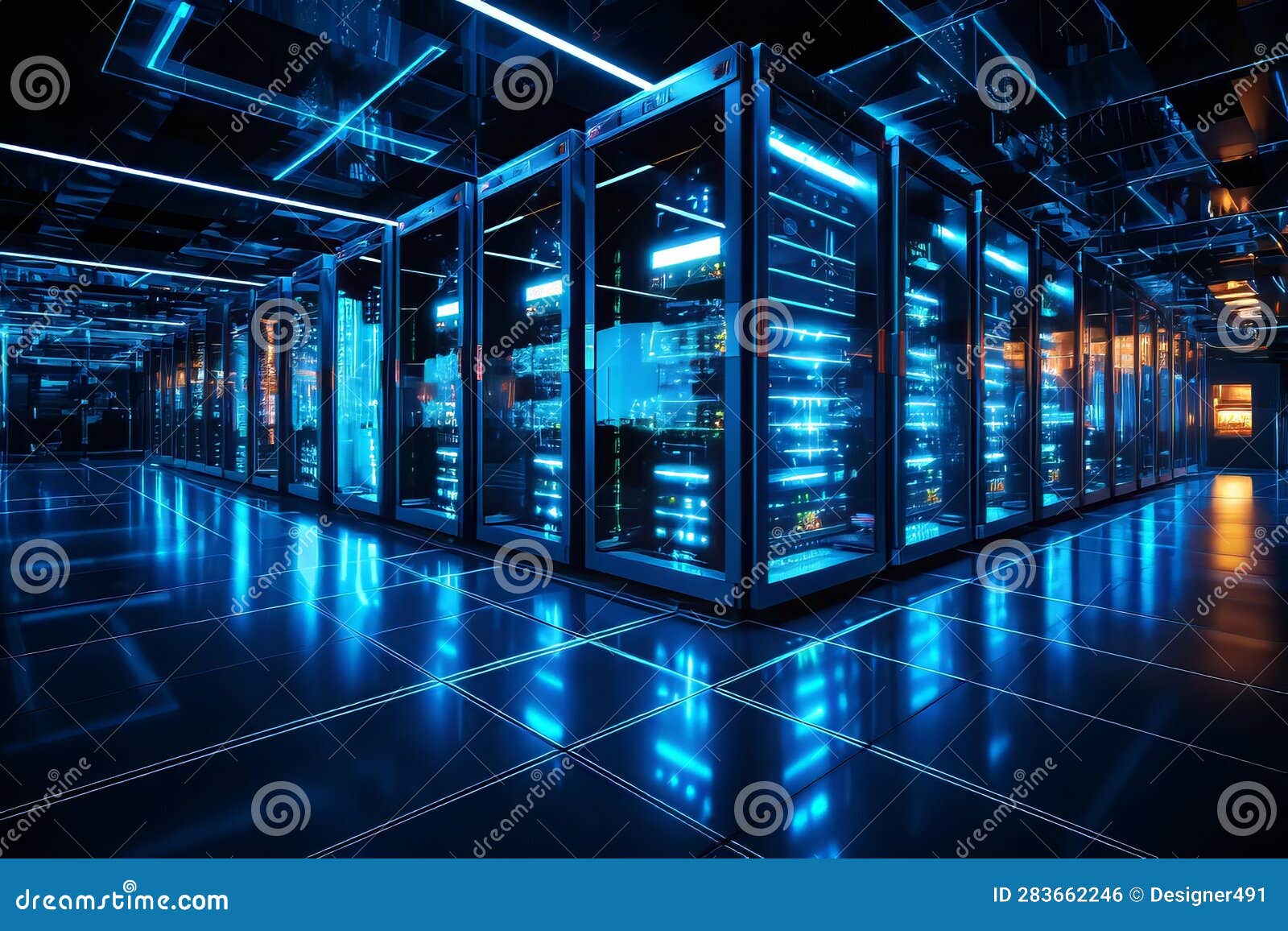 Futuristic Data Center As a Concept of Networks, Collection and ...