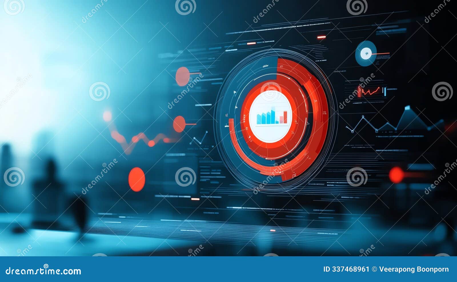 Futuristic Data Visualization with Graphs and Analytics in Vibrant ...