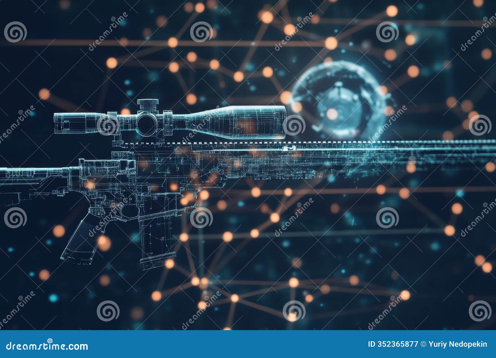 Digital Representation of a Sniper Rifle with Advanced Optics and ...