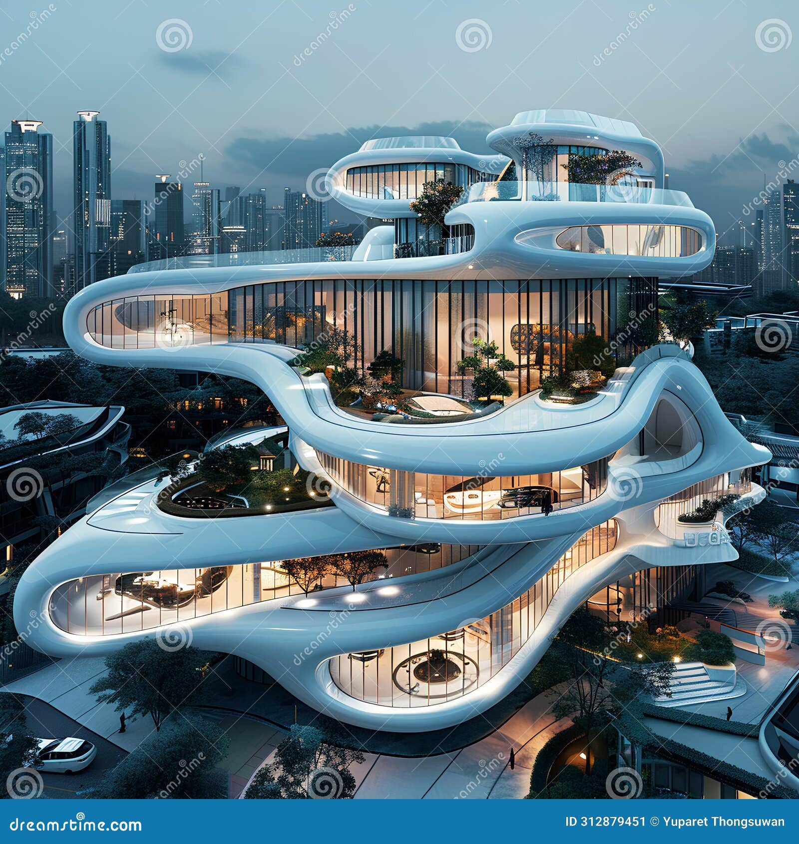 Futuristic Design Corner, Innovative Architectural Concepts, Cutting ...