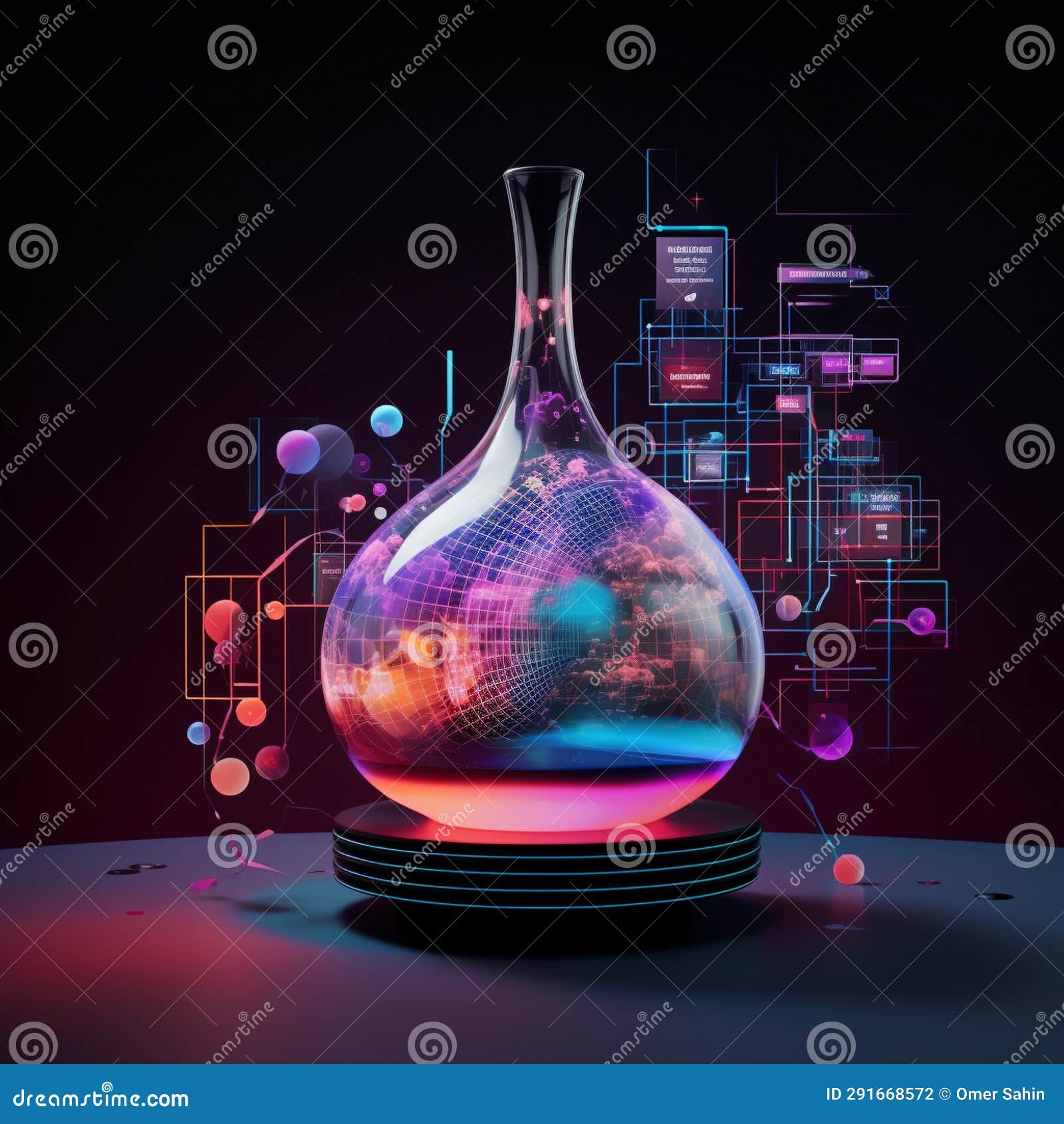 Futuristic Device for Experiencing Digital Scents Stock Photo - Image ...