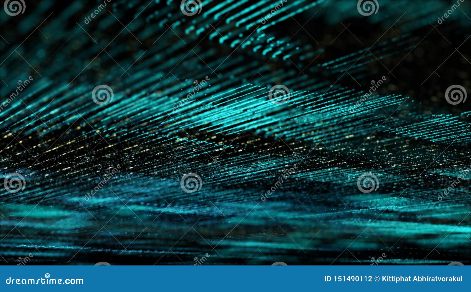 Futuristic Digital Abstract Matrix Particles Grid Stock Illustration ...