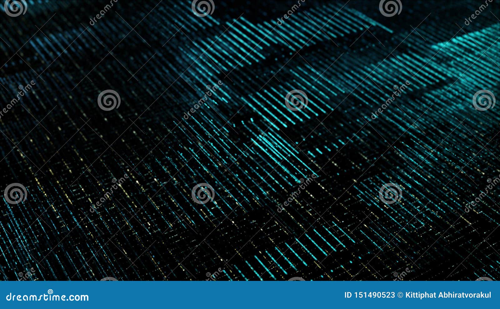 Futuristic Digital Abstract Matrix Particles Grid Stock Illustration ...